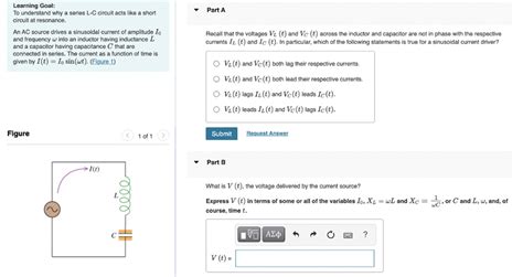 Solved To Understand Why A Series L C Circuit Acts Like A Short Circuit 1 Answer