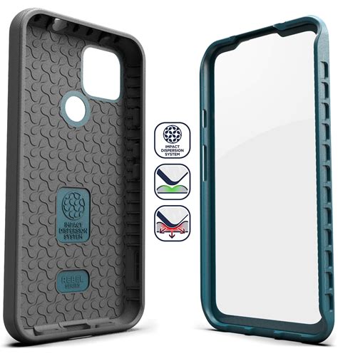 Pixel A G Case With Screen Protector Rebel Shield Blue Encased