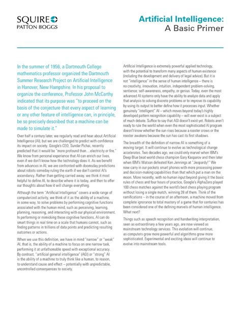 artificial intelligence a primer v2 pdf artificial intelligence intelligence ai and semantics