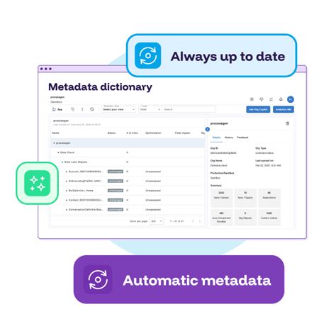 Salesforce Metadata Analysis Elements Cloud