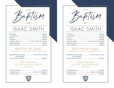 Lds Baptism Templates Free Download Free Printable Hq