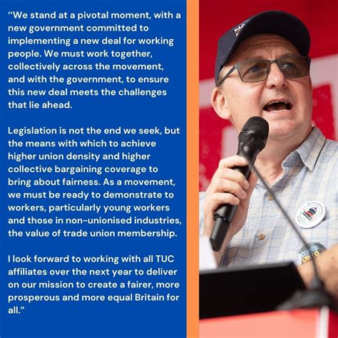 🗳️our General Secretary Mark Dickinson Has Been Elected As Tuc