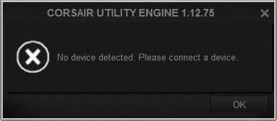 FIX Corsair ICUE No Devices Detected Error