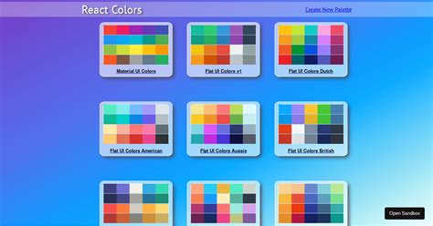 Rc Color Picker Examples Codesandbox
