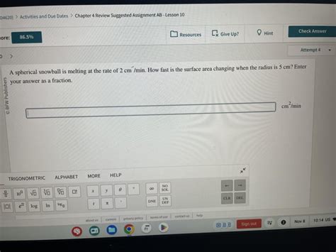 Ap Calc Ab I Dont Know Whats Wrong With My Answer Rhomeworkhelp