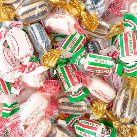 Assorted Mints Wrapped Mint Sweets Selection 1 Kilo Bulk Bag 1kg
