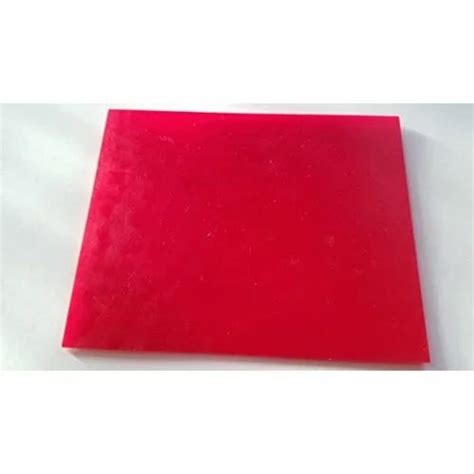 Red Polyurethane Sheets 10mm At Rs 67500piece In Rangareddy Id