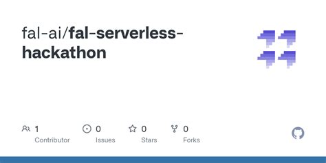 Github Fal Aifal Serverless Hackathon