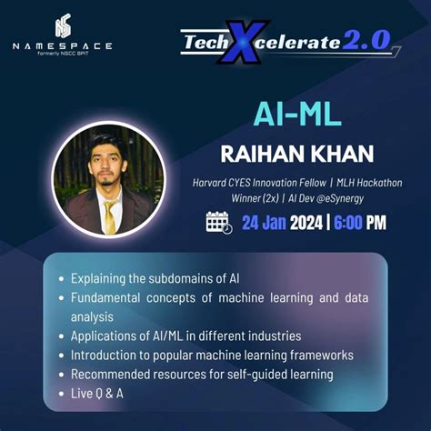 the namespace community on linkedin in the age of data ai and ml are