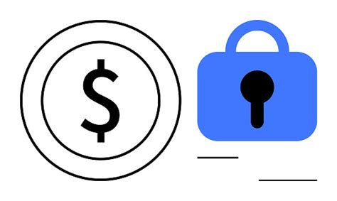 달러 기호 및 자물쇠는 금융 보안 및 데이터 보호를 나타냅니다 0명에 대한 스톡 벡터 아트 및 기타 이미지 0명 개념 개념과 주제 Istock