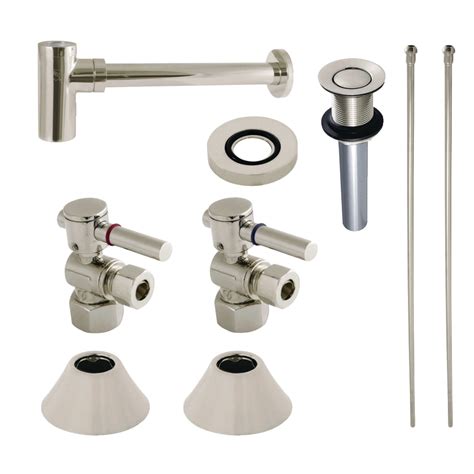 Kingston Brass Cc43106dlvkb30 Modern Plumbing Sink Trim Kit With Bottle