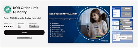 Kor Order Limit Quantity Rshopifyapp
