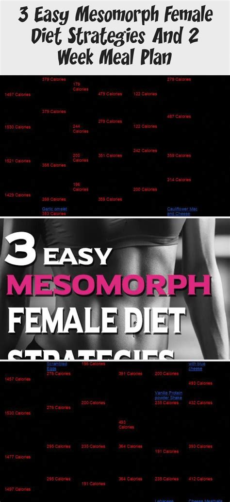 Workout Plan For Mesomorph Female At Lois Lanning Blog
