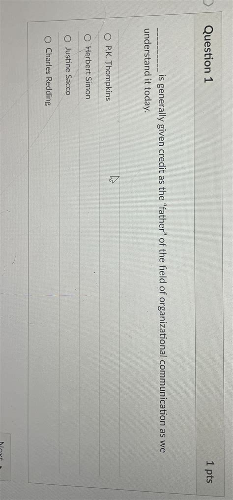 Solved Question 1is Generally Given Credit As The Father