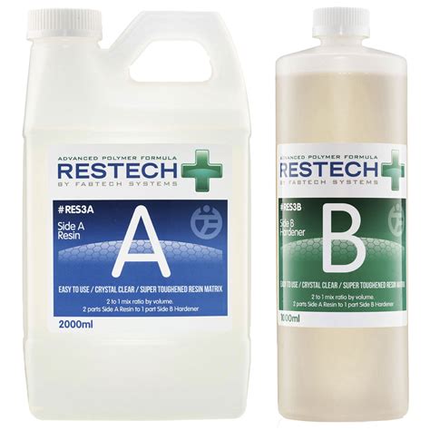 Restech Resin 3000ml Kit A And B Opc Health