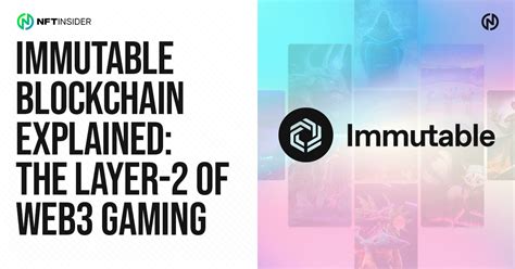 Immutable Crypto The Layer 2 Blockchain For Web3 Gaming