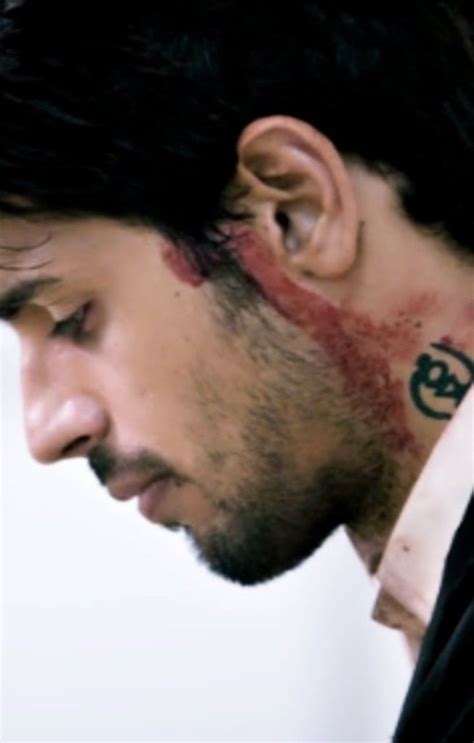 Ek Villain Sidharth Malhotra Neck Tattoo