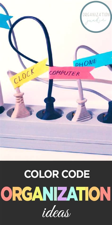 Color Code Organization Ideas Organization Junkie