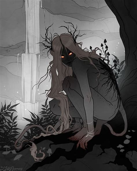 Huldra Hulder Folclore Escandinavo By Iren Horrors Dark Fantasy Art