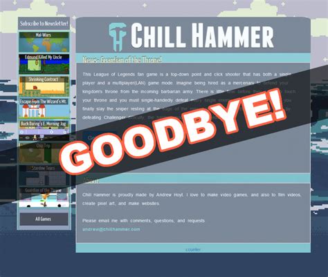 Introducing Chill Hammer 20 Chill Hammer