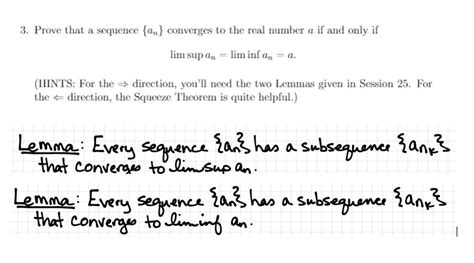 Answered Prove That A Sequence A Converges Bartleby