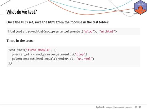 Production Grade Shiny Apps With Golem Speaker Deck