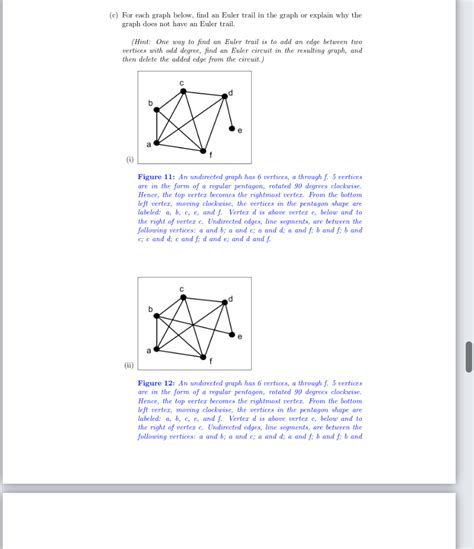 Solved PROBLEM For Parts A And B Below Find An Euler Chegg
