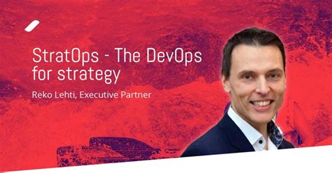 Stratops The Devops For Strategy Taival Advisory