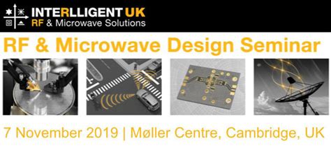 Interlligent Uks Rf And Microwave Design Seminar Microwave Journal