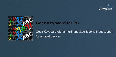 Download Geez Keyboard For Pc Windows Computer