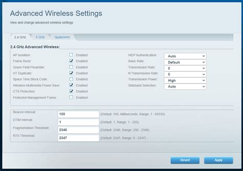 Found An Advanced Wireless Settings Page Accessed Only By Typing The