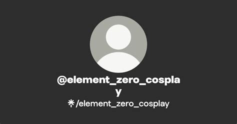 Elementzerocosplay Instagram Tiktok Linktree
