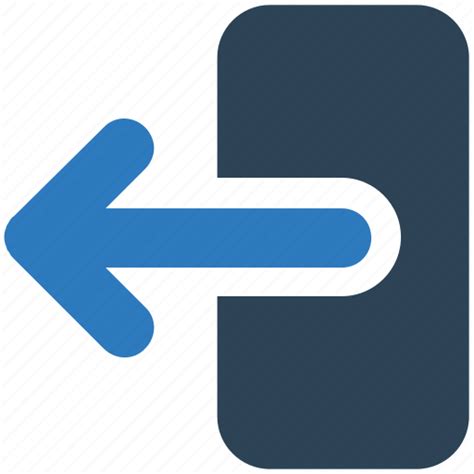 Arrow Exit Left Logout Out Sign Icon Download On Iconfinder