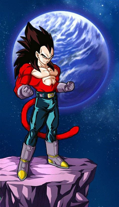 Vegeta Ssj4 Bola De Dragão Super Dragon Ball Gt Desenhos De Anime