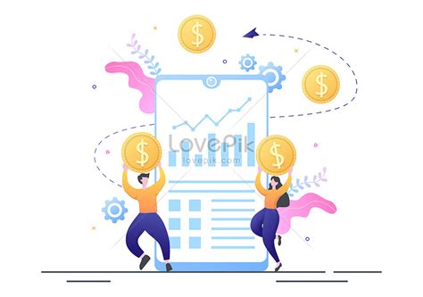 투자 재정적 성공 자유 그림 일러스트 무료 다운로드 Lovepik