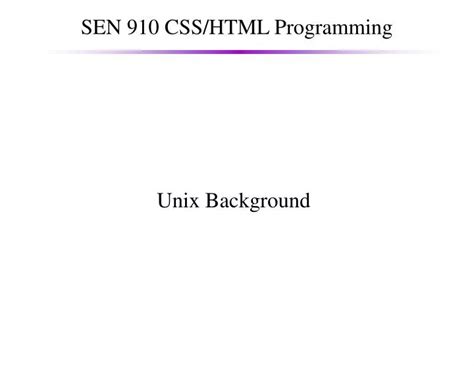 Ppt Unix Background Powerpoint Presentation Free Download Id6854198