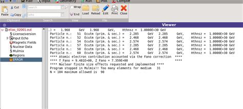Too Many Elements Running And Runtime Errors Fluka User Forum