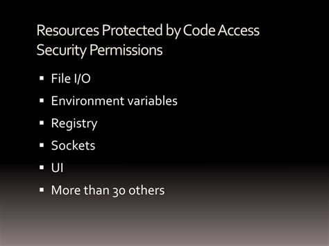 Ppt Net Code Access Security Powerpoint Presentation Free Download