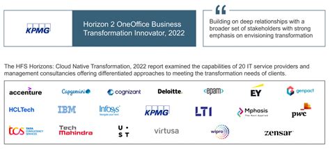 Kpmg Cloud Native Transformation Services Capabilities 2022 Hfs Research