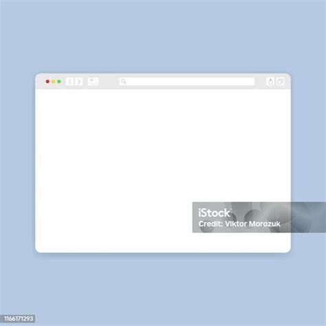 Browser Window Web Interface Mock Screen Internet Document Mockup