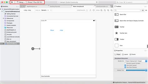 Fade In Fade Out Animation In Xamarin Ios App