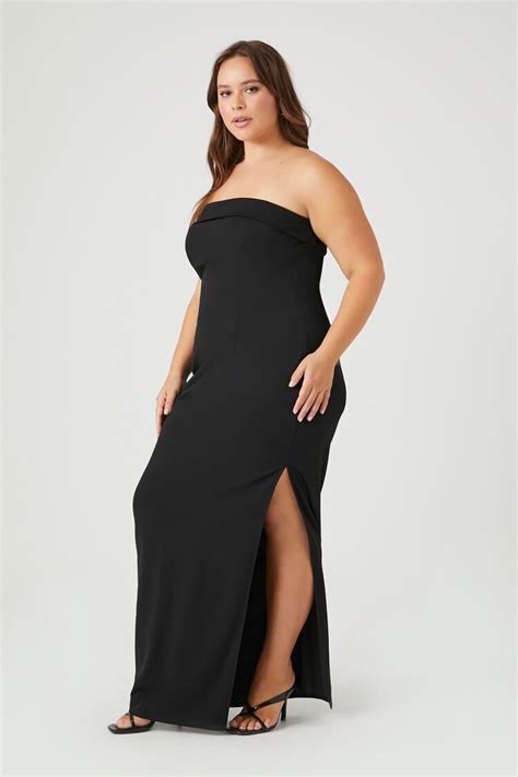 Plus Size Strapless Maxi Dress Forever21us