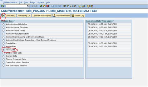 Uploading The Master Records MM01 To SAP System Using Batch Input Recording Method