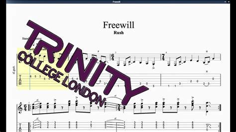 Freewill 2012 Syllabus Trinity Grade 8 Guitar Youtube