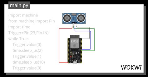 Car Parking Sensorpy Copy Wokwi Esp32 Stm32 Arduino Simulator