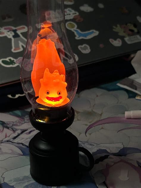 Kawaii Calcifer Table Lamp Cute Anime Calcifer Night Lightscoin Cell