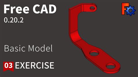 FreeCAD Tutorial For Beginners Basic Model Exercise YouTube