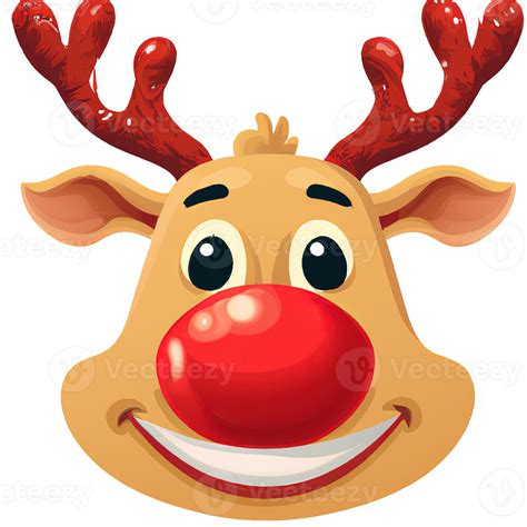 Rudolph The Red Nosed Reindeer Illustration Christmas Concept 23969145