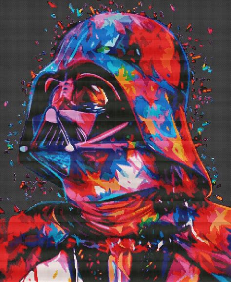 Darth Vader Cross Stitch Pattern Star Wars Cross Stitch Pattern Star Wars PDF Cross Stitch