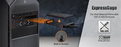 Expresscageflexidock Hot Swappable 25 Ssdhdd And U2 Nvme Enclosure